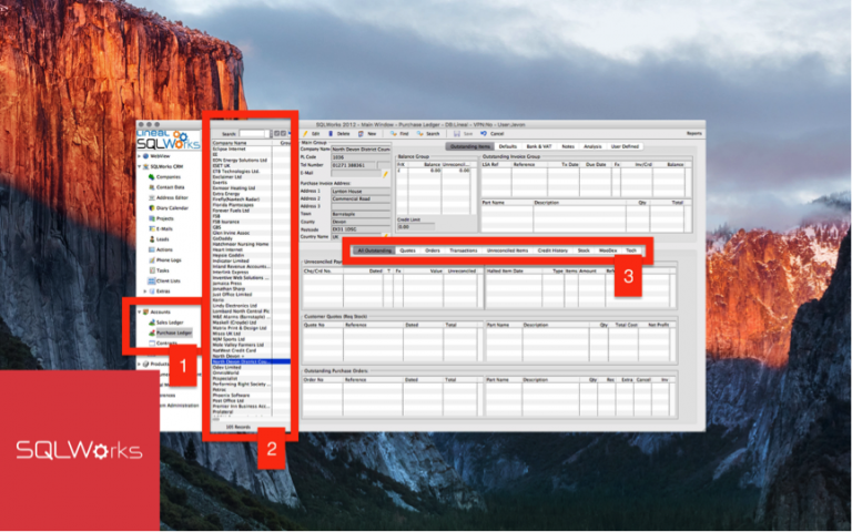 Fact Sheet: Purchase Ledger | SQLWorks - Business Software