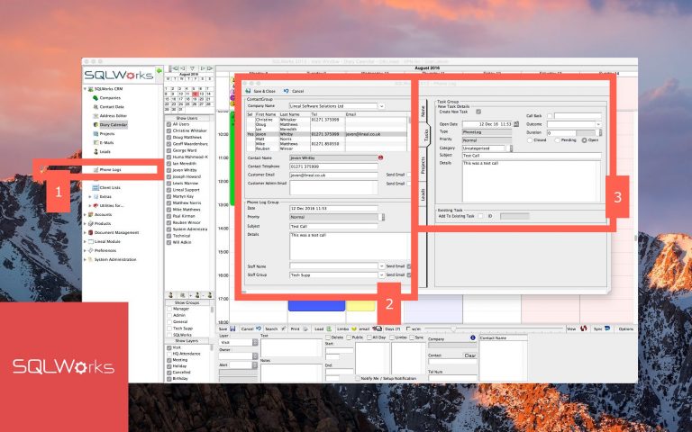 Fact Sheet: Phone Logs - SQLWorks | CRM Software